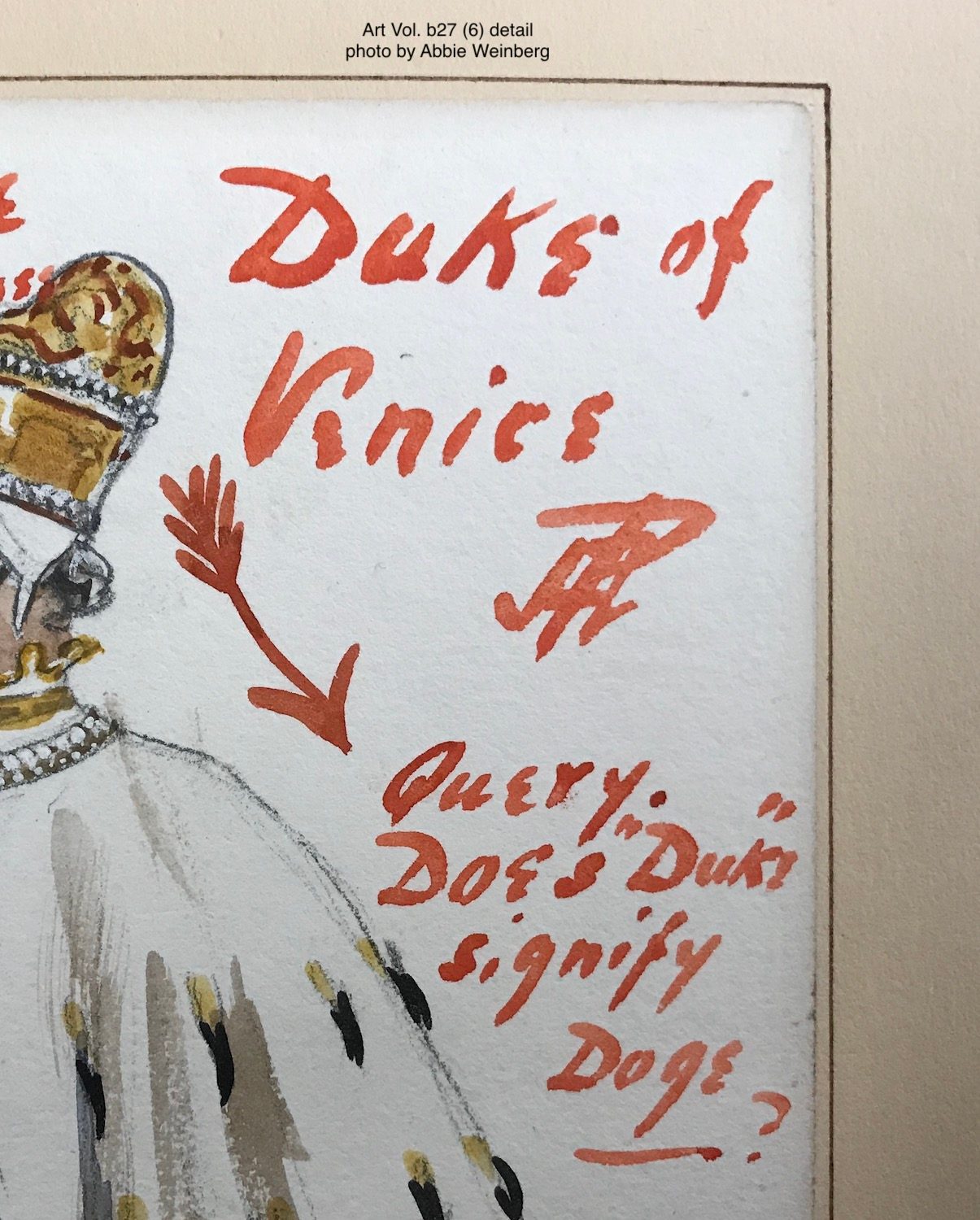 Art Vol. b27 (6) detail | Folger Shakespeare Library