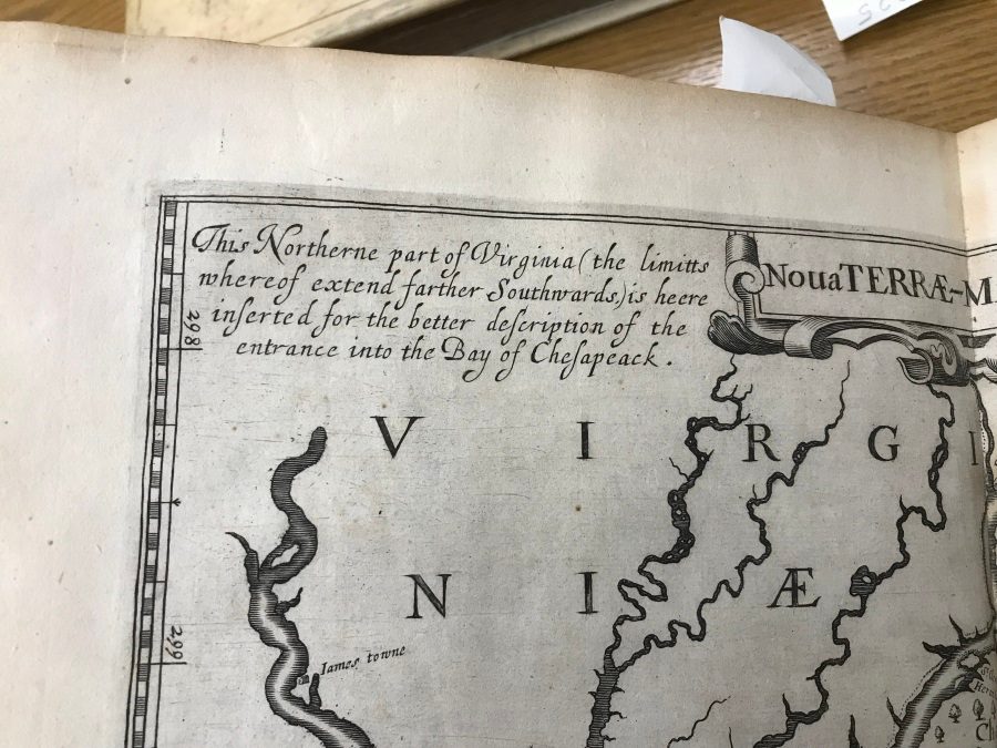 Virginia detail 2 | Folger Shakespeare Library