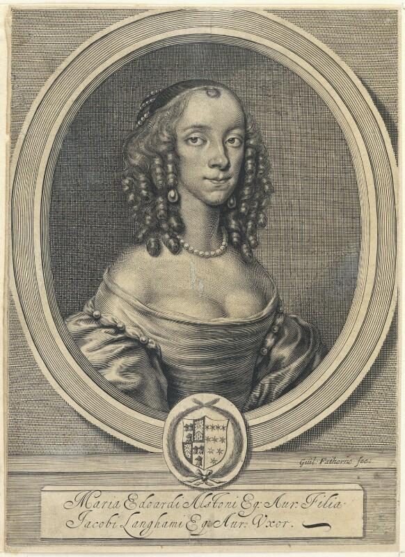 Lady-Mary-Langham-ne-Alston | Folger Shakespeare Library