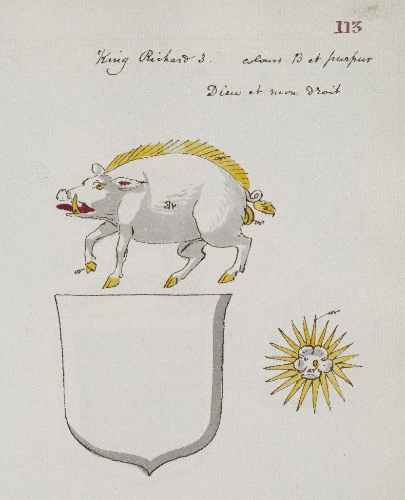 Image of a boar | Folger Shakespeare Library