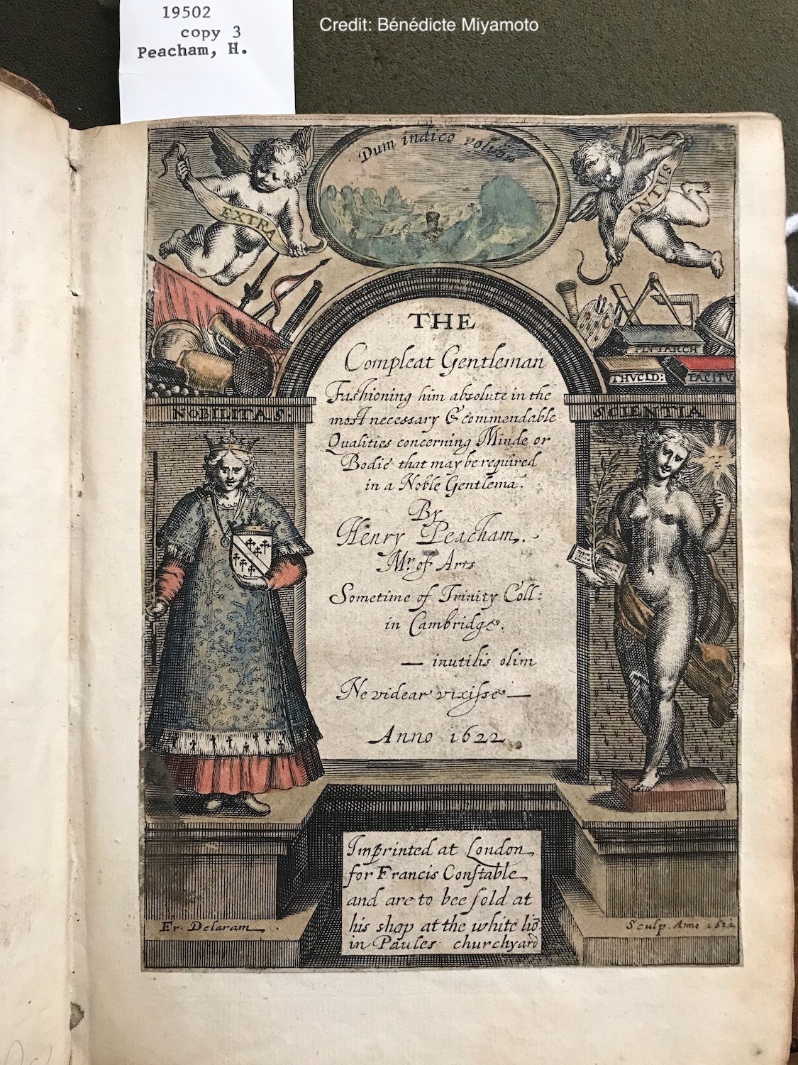Fig8 - Peacham - Compleat gentleman - titlepage | Folger Shakespeare ...